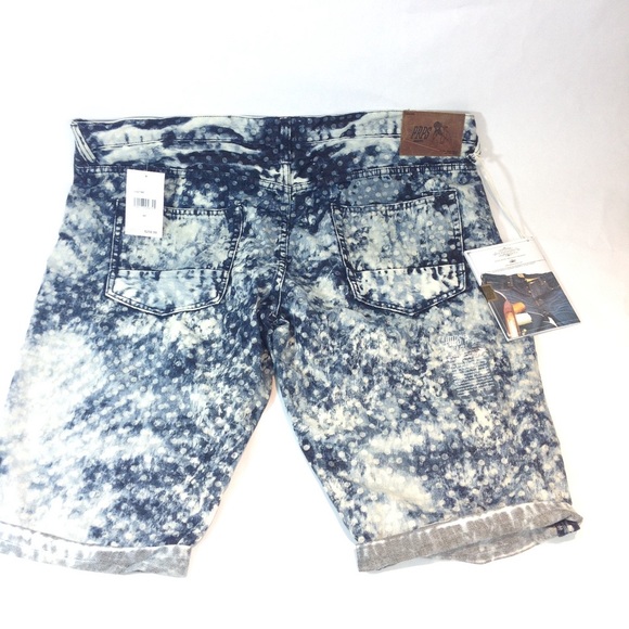 PRPS | Shorts | Prps Goods Men Acid Washed Indigo Fade Shorts | Poshmark